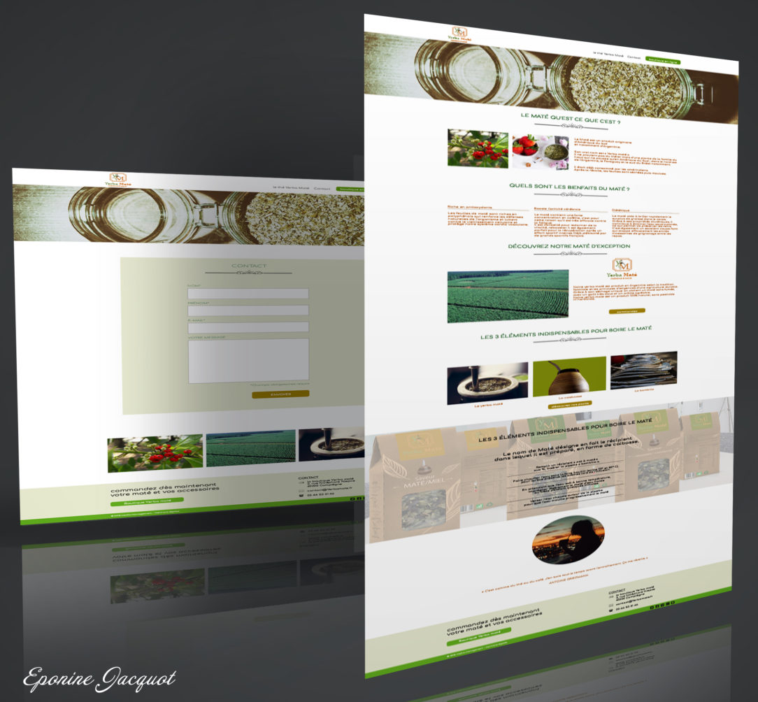 Maquette web - Graphisme - Portfolio- Réalisations - Compiègne